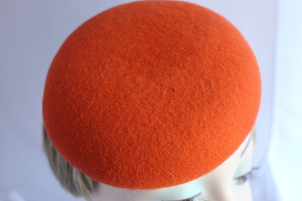 FAC09 Ladies Felt Small Round Botton shape winter Hat Base/ Races / We ...