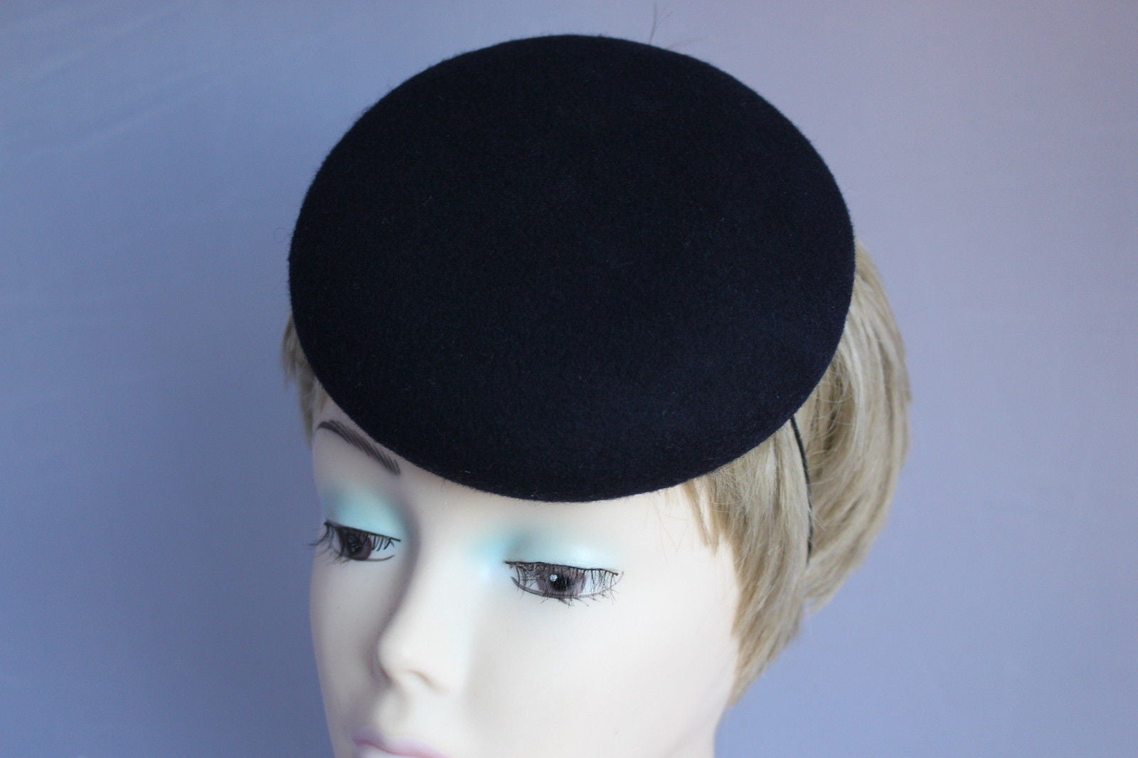 FAC09 Ladies Felt Small Round Botton shape winter Hat Base/ Races / We ...